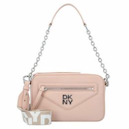 DKNY Milan Schultertasche Leder 22.5 cm nude