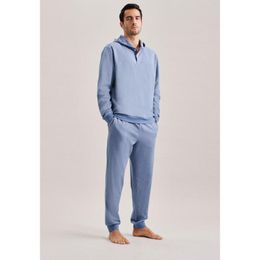 Seidensticker Pyjama &raquo;Schwarze Rose&laquo; Mittelblau M M Passform: Regular