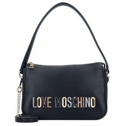 Love Moschino Logo Schultertasche 25.5 cm black