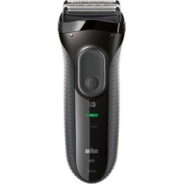 Braun Series 3 ProSkin 3000s, Rasierer schwarz Anwendung: Nass, Trocken Stromversorgung: Akkubetrieb Reinigung: Vollständig abwaschbar Akkulaufzeit: 45 Minuten