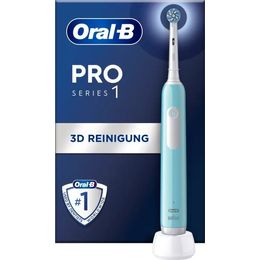 Braun Oral-B Pro 1 Sensitive Clean , Elektrische Zahnbürste türkis Stufen: 3 Stufen Timer: 2-Minuten-Timer (4-mal 30 Sekunden) Ausstattung: Andruckkontrolle