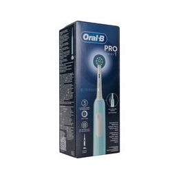 Braun Oral-B Pro 1 Cross Action , Elektrische Zahnbürste blau Stufen: 3 Stufen Timer: 2-Minuten-Timer (4-mal 30 Sekunden) Ausstattung: Andruckkontrolle