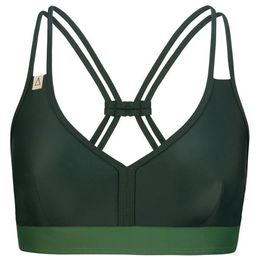 INASKA - Women's Top Wild - Bikini-Top Gr S grün