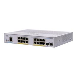 Cisco Business 18-Port Switch 350-Series 16x 1G PoE+ + 2x SFP L3 managed 120W PoE rackmontierbar