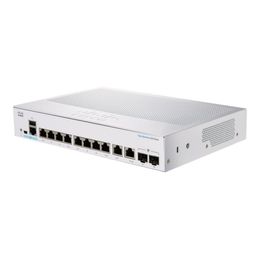 Cisco Business 10-Port Switch 350-Series 8x 1G PoE+ + 2x Kombi-SFP L3 managed 67W PoE rackmontierbar (CBS350-8P-2G-EU)