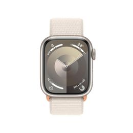 Apple Watch Series 9 (GPS + Cellular) 41mm Aluminiumgehäuse polarstern, Sportband Loop polarstern