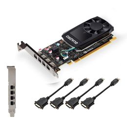 Pny Technologies PNY Quadro P1000 DVI V2 4GB GDDR5 4x mini DP - VCQP1000DVIV2-PB - Retail