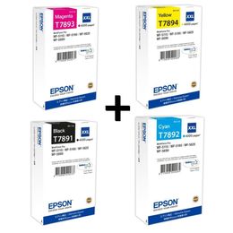 Epson Original 79XXL Druckerpatronen 4er-Pack - schwarz, cyan, magenta, gelb - 4.000 Seiten