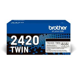 Brother Original TN-2420 Toner - schwarz Doppelpack (TN2420TWIN)