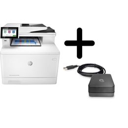 Bundle Inklusive HP JetDirect 3100w Druckserver HP Color LaserJet Enterprise M480f Laserdrucker + HP JetDirect 3100w Druckserver