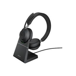 Jabra Evolve2 65 UC Stereo Headset On-Ear schwarz