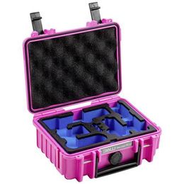 B&W International B & W International Outdoor Koffer Typ 500 2.3 l (B x H x T) 230 x 180 x 90 mm Pink PP.23.PI.Pocket3