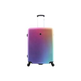 Saxoline® Koffer Rainbow, mit praktischem TSA-Schloss, bunt