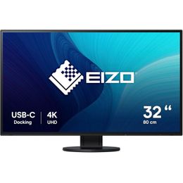 EIZO FlexScan EV3285 LED-Monitor (80 cm/32 ", 3840 x 2160 px, 4K Ultra HD, 5 ms Reaktionszeit, 60 Hz, IPS), schwarz