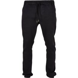 Urban Classics Bequeme Jeans Urban Classics Herren Knitted Denim Jogpants (1-tlg), schwarz