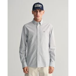 Gant Slim Fit Oxford-Hemd mit Banker-Streifen