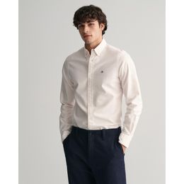 Gant Slim Fit Oxford-Hemd mit Banker-Streifen