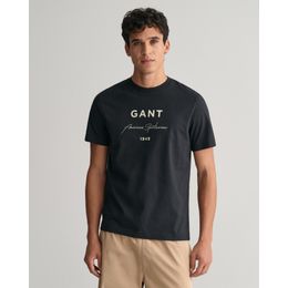 Gant Script Graphic T-Shirt mit Print