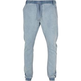 Urban Classics Bequeme Jeans Urban Classics Herren Knitted Denim Jogpants (1-tlg), blau