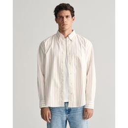 Gant Relaxed Fit Heritage Oxford-Hemd mit Streifen