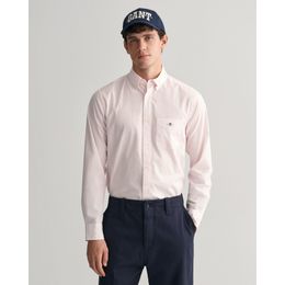 Gant Regular Fit Popeline Hemd mit Banker-Streifen