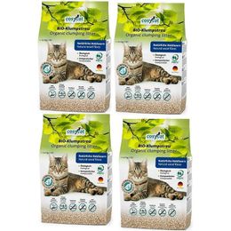 4x10 Liter CosyCat Bio-Klumpstreu FEIN aus Holz 100% natürliches Katzenstreu 40L