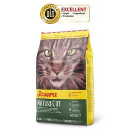 Josera NatureCat Trockenfutter für Katzen 4,25 kg + 4x Paula Snack gratis