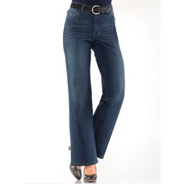 Bequeme Jeans Inspirationen Gr. 48, Normalgrößen, blau (dark blue) Damen Jeans