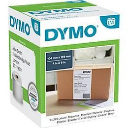 Dymo Versand-Etiketten, permanent, 104 x 159 mm, 220 Stück