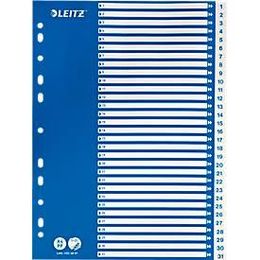 Leitz® PP-Register mit blauem Deckblatt, Zahlen 1-31