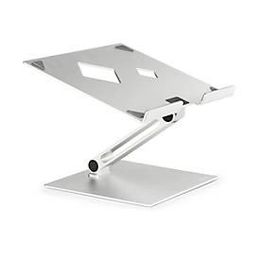 Laptopständer Durable Stand Rise, für Laptops bis 17", Gummiauflagen, manuell verstellbar, mit Griffmulde, Aluminium