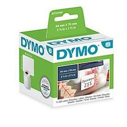 Dymo LabelWriter Mehrzweck-/Namens-Etiketten, permanent, 70 x 54 mm, 1 x 320 Stück, weiß