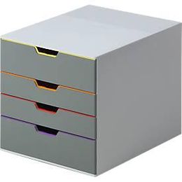 Durable Schubladenbox Varicolor, 4 Schübe, DIN C4