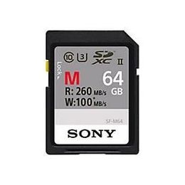 Sony SF-M Series SF-M64 - Flash-Speicherkarte - 64 GB - UHS Class 3 / Class10 - SDXC UHS-II