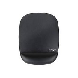 StarTech.com Ergonomisches Mauspad mit Gelkissen, 17x18x2cm, Gepolstertes Gel Mauspad für ergonomischer Arbeitsplatz mit Handgelenkauflage und rutschfeste PU-Basis unterlage (B-ERGO-MOUSE-PAD) - Mauspad mit Handgelenkpolsterkissen - Schwarz - TAA-...