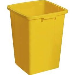 Graf Abfallbehälter ohne Deckel, 90 Liter, gelb