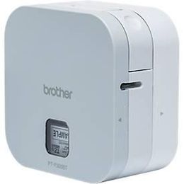 Beschriftungsgerät Brother P-touch Cube, Bluetooth, iOS/Android, 20 mm/Sek., für 3,5/6/9/12 mm Etiketten, inkl. 12 mm TZe-Band, B 112 x T 61 x H 115 mm, weiß