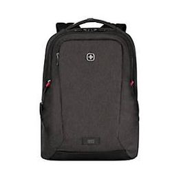 Laptop Rucksack Wenger MX Professional, 21 l, für Laptops bis 16" & Tablets bis 10", Laptop- & Tabletfach, L 210 x B 330 x H 450 mm, Polyester, grau