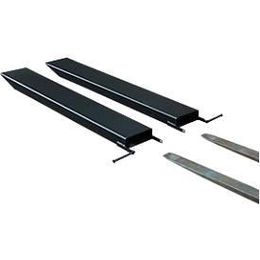 Bauer Gabelverlängerung für Flurförderzeuge, offene Ausführung, L 1800 x B 150 x 50 mm, schwarz