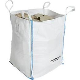 Schäfer Shop Containersack Schäfer Shop Genius Big Bag, oben offen, bis 1,5 t, 4 Hebeschlaufen, 5 Stück, B 900 x T 900 x H 1200 mm, weiß