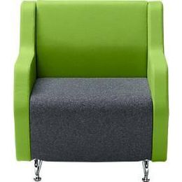 Nowy Styl Lounge FORUM Ein-Sitzer mit niedriger Rückenlehne und Armlehnen