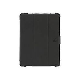 Tucano Educo - Flip-Hülle für Tablet - widerstandsfähig - Polycarbonat, Thermoplastisches Polyurethan (TPU) - Schwarz, durchsichtig - für Apple 10.2-inch iPad (7. Generation, 8. Generation, 9. Generation)