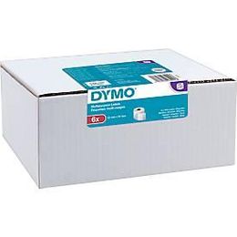Dymo Vielzweck Etiketten, Papier, wiederablösbar, 57 x 32 mm, 6 x 1000 Stück, weiß