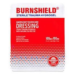 Schaumstoffkompresse Burnshield, für Brandverletzungen und Verbrühungen, B 100 x H 100 mm, passt sich Wunde an, steriles Trauma-Hydrogel, gebrauchsfertig