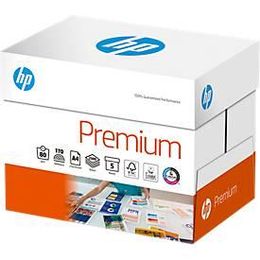 Kopierpapier Hewlett Packard Premium CHP860, DIN A4, 80 g/m², hochweiß, 1 Karton = 5 x 500 Blatt