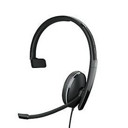 Headset EPOS|Sennheiser ADAPT 135 USB-C II, einseitig, USB-C, UC-optimiert, 3,5 mm Klinkenstecker, Ohrpolster aus Kunstleder, schwarz