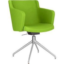 Topstar Konferenzstuhl Sitness 1.0, dreidimensionale Sitzfläche, höhenverstellbar, drehbar, grün