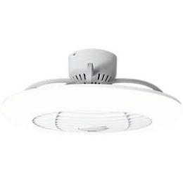 Deckenventilator mit LED-Licht Orbit, 3 Geschwindigkeiten, Fernbedienung, 75 W, B 550 x T 550 x H 245 mm