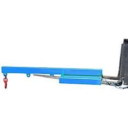 Bauer Lastarm für Gabelstapler, 1600-1,0, blau RAL 5012