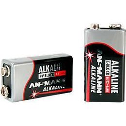 Ansmann Alkaline Block E Batterien, 9 Volt, besonders lange Lebensdauer, 1 Stück
